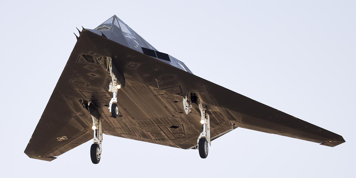 The cockpit interior of the still mysterious F-117 Nighthawk stealth ...